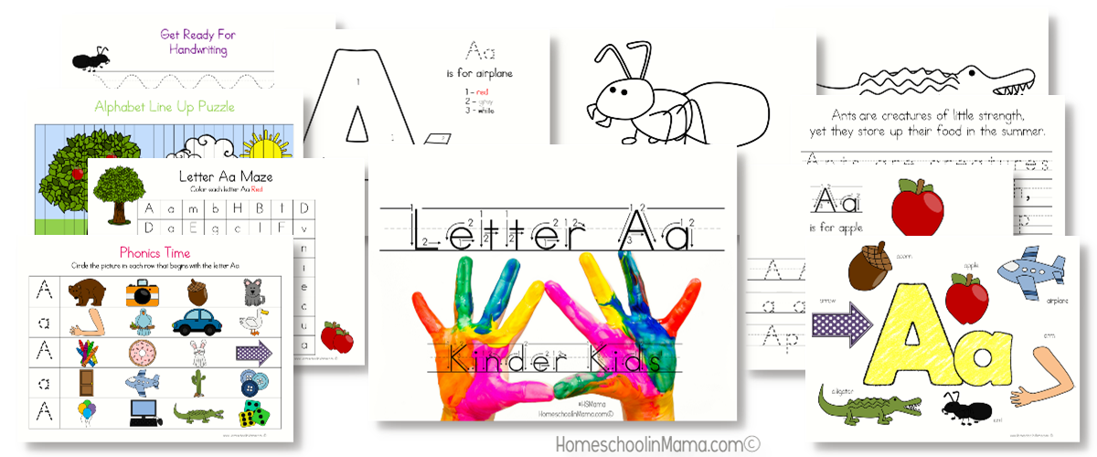 Kinder Kids Printables Page Is Here