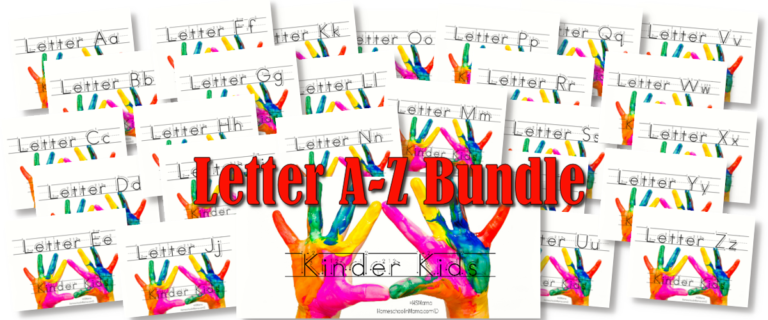 Kinder Kids Printables Page Is Here
